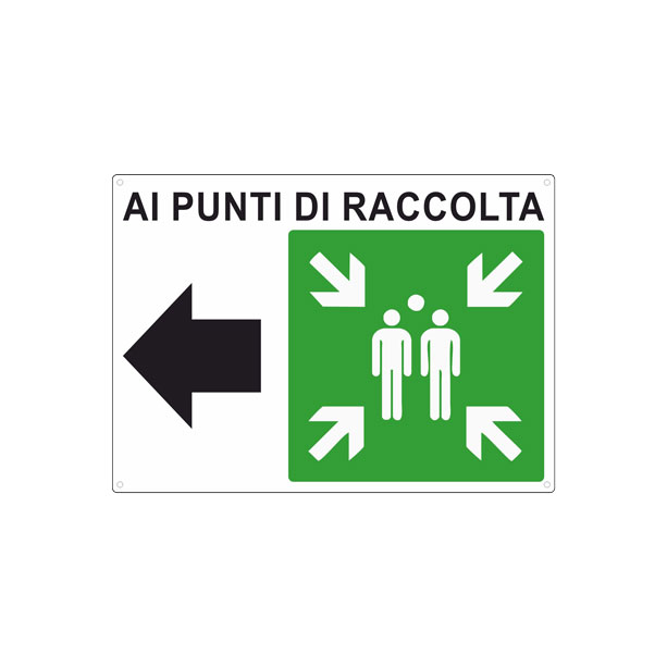 AI PUNTI DI RACCOLTA A SINISTRA 370X270 MM